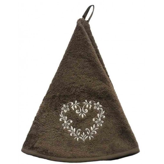 Essuie main rond en éponge